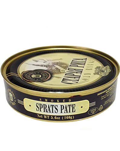 Amazon.com : Smoked Sprats Pate "Old Riga" (5.7 Ounce / 160 Gram ...