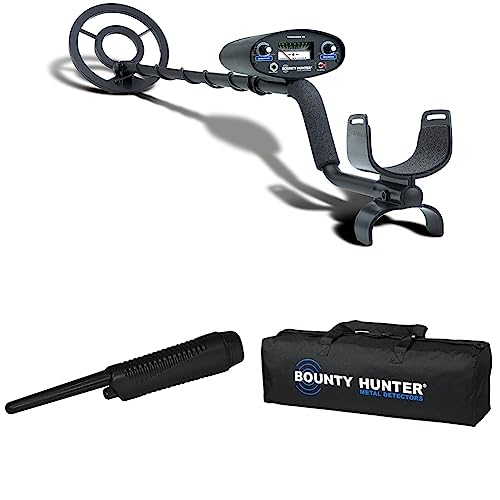 Bounty Hunter TK4 Tracker IV Metal Detector with 8-inch Waterproof Coil ...