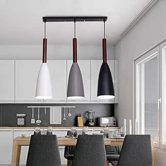 CITRA 3-Light Finish Metal Shade Hanging Pendant Ceiling Lamp Fixture ...