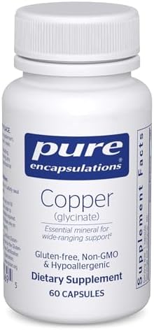 Amazon.com: Pure Encapsulations Copper Glycinate 60's - 2 mg Copper ...