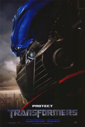 Amazon.com: Blueline Transformers Movie Poster, 27 x 40 inches ...
