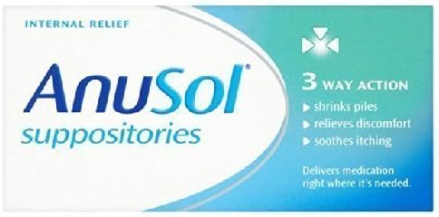 Amazon.com: Anusol Suppositories 12 per pack by Anusol : Health & Household