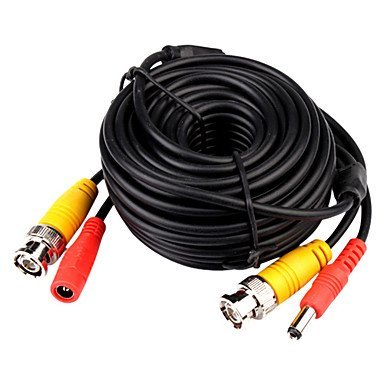 QVIS 20M PRE-TERMINATED POWER & VIDEO CABLE WITH BNC : Amazon.co.uk ...
