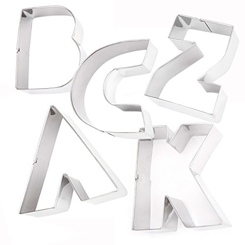 Stainless Steel Alphabet Cookie Cutter (H) : Amazon.co.uk: Home & Kitchen