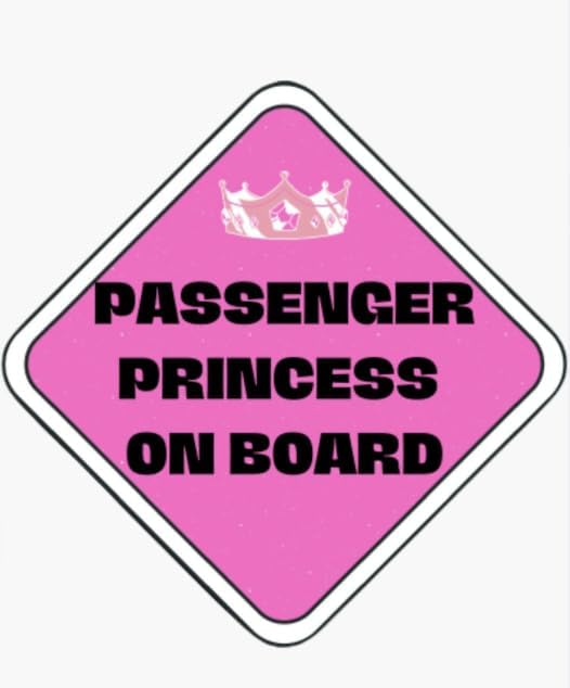 Amazon.com - Passenger Princess Car Sticker Decals Vehicle Truck Bumper ...