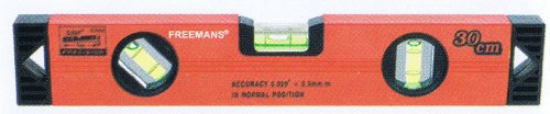 FREEMANS Aluminium Spirit Level, 600 mm (Red) : Amazon.in: Home Improvement