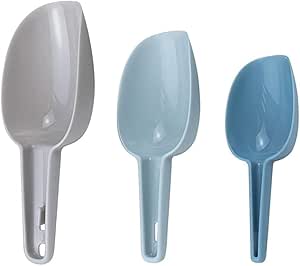 Amazon.com: 3Pcs Multi-purpose Plastic Kitchen Scoops Ice Scoop Bar ...