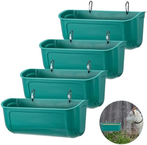 Amazon.com : APRICOCK Chicken Feeder Waterer, Goat Feeder - 3 Pack, 5.5 ...