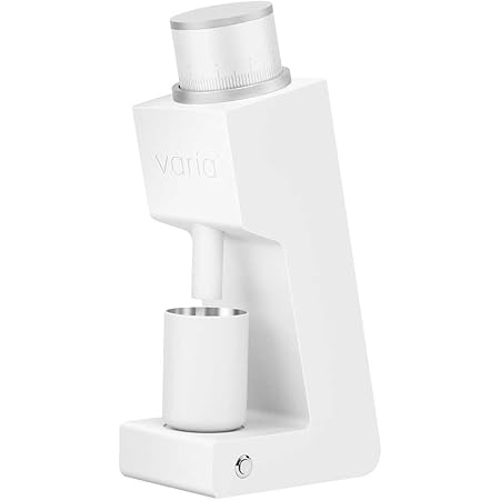 Amazon | Varia VS3 グラインダー 第二世代 無段階調整 PSE認証 電動 コーヒーミル エスプレッソ ハンドドリップ コンパクト 小型 卓上 (ホワイト) | Varia ...