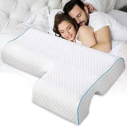Amazon.com: MARS WELLNESS Memory Foam Cuddle Pillow - Ergonomic Anti ...