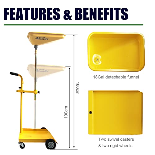 Snapklik.com : Waste Oil Drain Collector - Telescopic Waste Oil ...