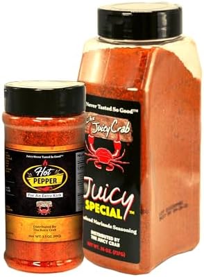 Amazon.com : Juicy Special Gourmet Seafood Seasoning Bundle: Extra Hot ...