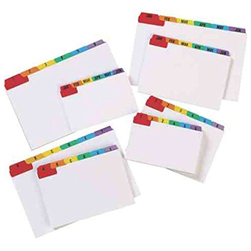 Concord TS-110575 Reinforced A-Z Guide Card with Tabs, 127mm x 76mm ...