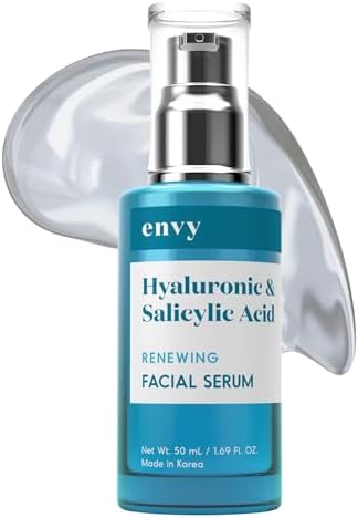 Amazon.com: Envy Facial Serums (Hyaluronic & Salicylic Acid) : Beauty ...