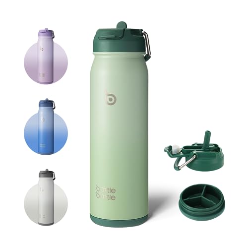 BOTTLE BOTTLE 24oz Insulated Water Bottle Stainless Steel Sport Water ...