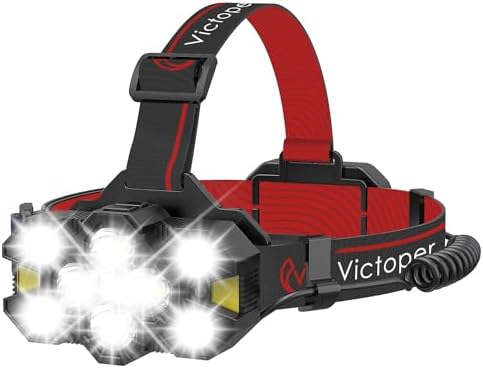 Victoper Head Torch Rechargeable vic-10led 2022 Upgraded 22000 Lumen ...