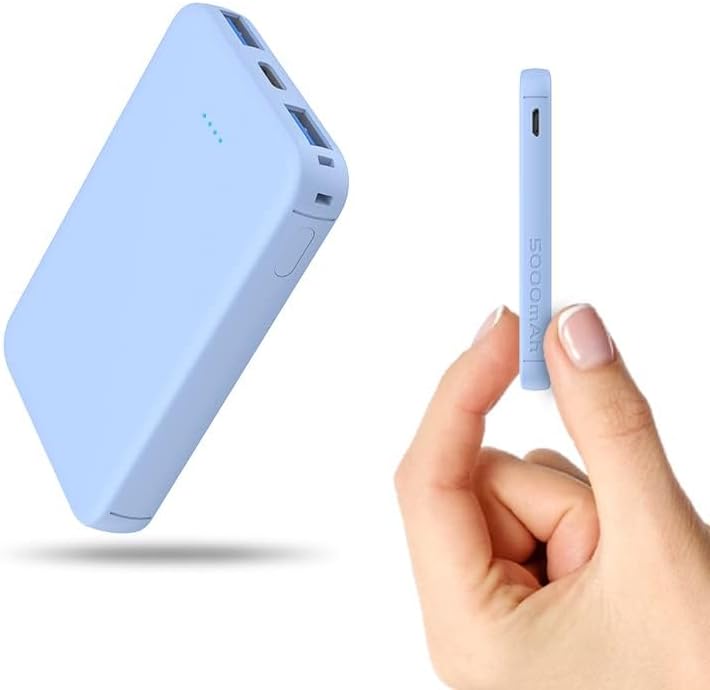 Amazon.com: yoocas Portable Charger- Mini 5000mah Lightweight Power ...