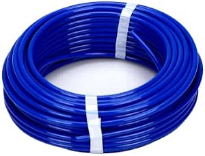 FloFlex Pneumatic Polyurethane Tube, Blue (3/8" OD X 1/4" ID) 10 Meters ...