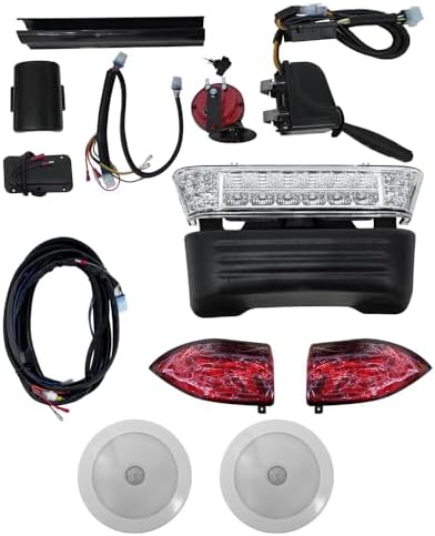 Amazon.com: MetalMaximo Club Car Precedent Light Kit, Deluxe Golf Cart ...