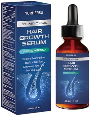 Amazon.com : YURHERSU Hair Growth Serum with 5% Minoxidil, Restore ...