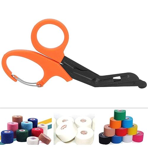 Titanium Bandage Shears Scissors EMT and Trauma Shears, Bent Stealth ...