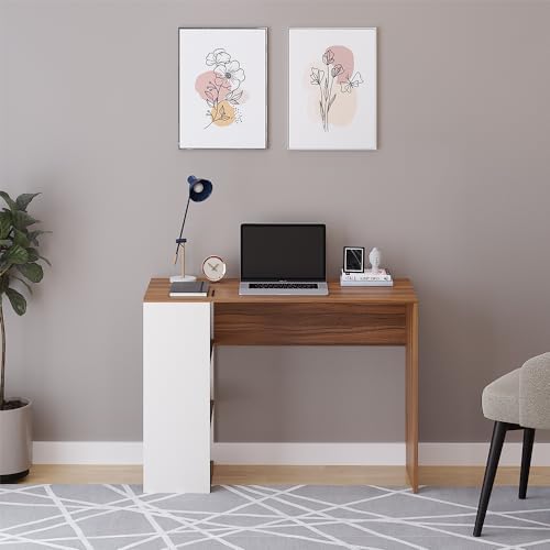 FURNEASER Lexus Engineered Wood Study Table, Workstation, Computer ...