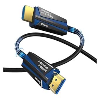 Amazon.com: MeLphi HD2.1 Fiber Optic high Definition Cable 8K/60Hz TV ...