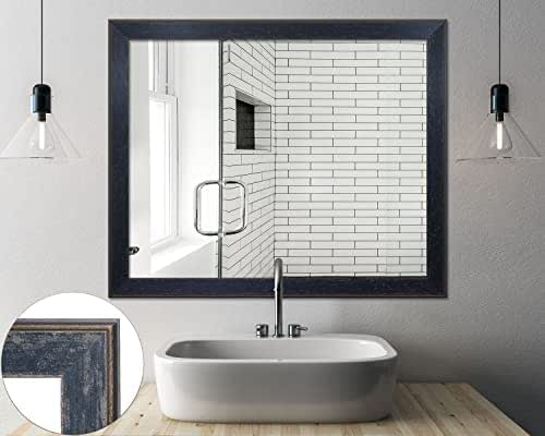 Amazon.com: Blackstone Modern Rustic Framed Mirror - Reclaimed Styled ...