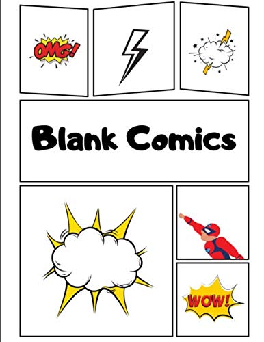 Amazon.com: Blank Comics: Art Drawing Comic Strips for Kids | Make Your ...