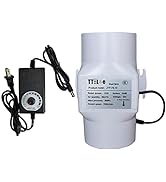 Amazon.com: 2 Inch 12V Inline Duct Fan for Grow Tent, 50mm 6W Air Vent ...