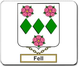 Amazon.com: Fell Family Crest Coat of Arms Mouse Pad : Office Products