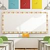 Amazon.com: 69Ft Boho Daisy Flower Paper Bulletin Board Borders Retro ...