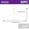 Amazon.com: Premium Clear Invisible Acrylic Hangers,Crystal Plastic ...