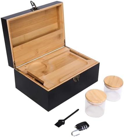 Amazon.com: ARRAWIS Wooden Lock Box Combo Storage - Multipurpose ...
