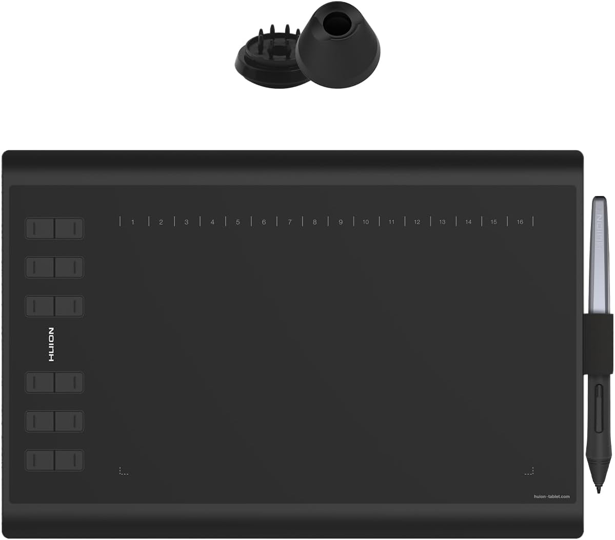 Drawing Tablet HUION Inspirory H1060P Graphics Tablet, 10x6.25 inch ...