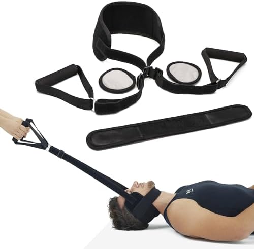 Amazon.com: Neck Strap Chiropractor Pull Device, Neck Stretcher ...