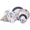 Amazon.com | STP GOODS Bone China Dinnerware Set of 20 for 4 persons ...