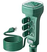 Amazon.com: SURAIELEC Outdoor Power Stake, 7-Day Programmable Digital ...