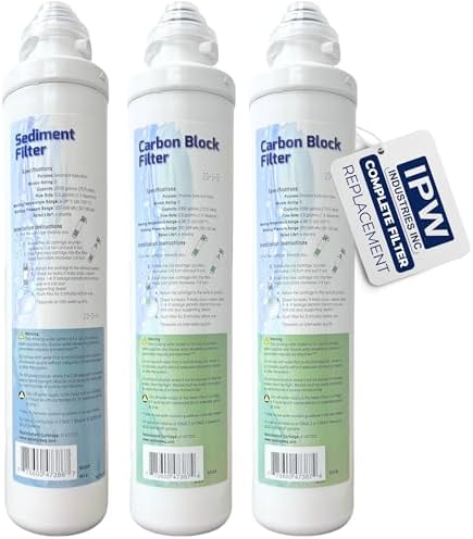 Amazon.com: QCRO Complete Replacement Filter Kit 50 GPD for Pura/Aqua ...