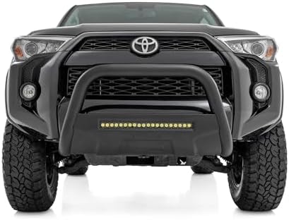 Amazon.com: Rough Country Black LED Bull Bar for Toyota 4Runner (2010 ...