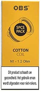 OBS Cube Mini Coils N1 [1.2ohm] 5 Pack : Amazon.co.uk: Health ...
