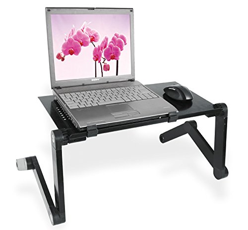Laptop Adjustable Stand Desk with Cooling Holes : Amazon.in: Computers ...