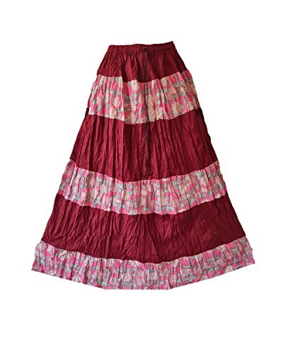 Buy Long Skirts (MIDI) Multicolour at Amazon.in