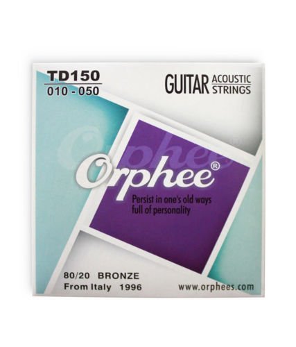 Orphee Bronze Acoustic Guitar String Set From Italy (.10-.50) : Amazon ...