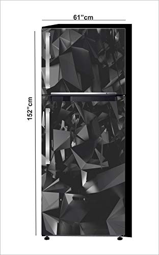 GP DecalsDecorative Refrigerator Door Sticker PVC Vinyl Fridge Wrap ...