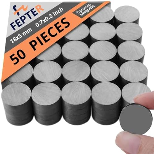 Black Small Magnets Round Strong Fridge Magnets Mini Magnets for Fridge ...