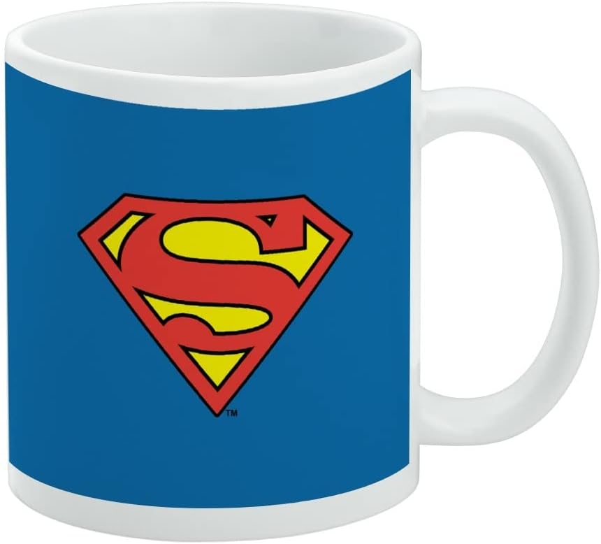 Amazon.com: Classic Superman Logo Ceramic Coffee Mug, Novelty Gift Mugs ...