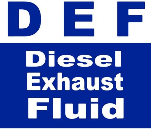 Amazon.com: DEF Diesel Exhaust Fluid Sticker (bio Solution nox Fuel alt ...