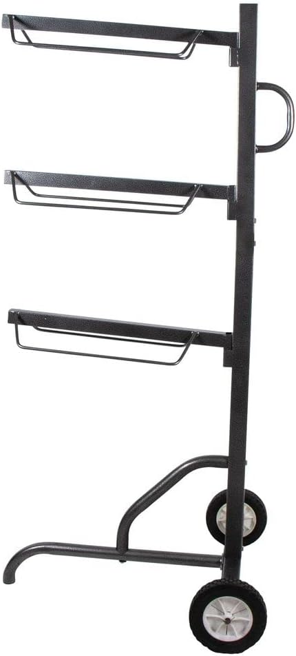 Amazon.com: Easy-Up Pro Series 3 Tier Saddle Rack on Wheels | Portable ...