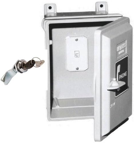 Industrial Weatherproof Telephone Outdoor Enclosure with Keylock Door ...